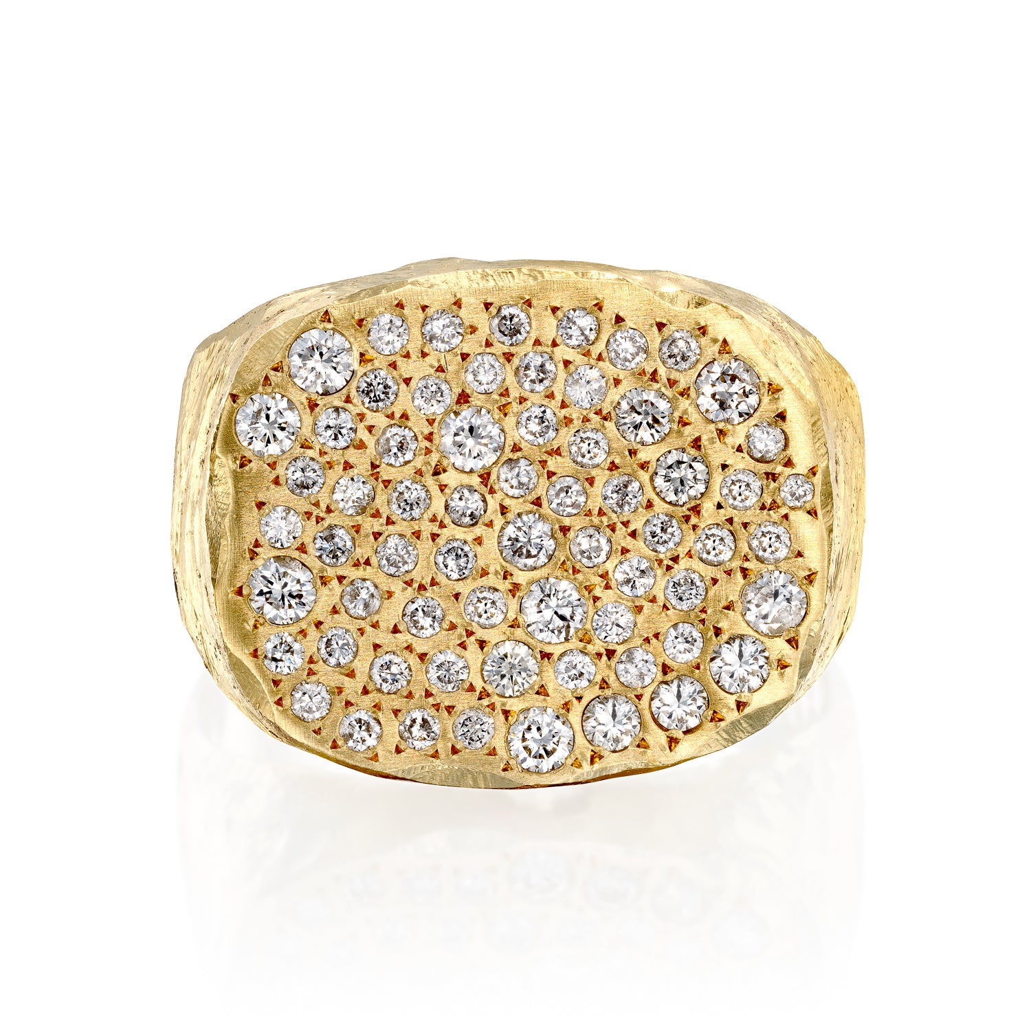 Stardust signet Ring – IL Danielle Gerber Freedom Jewelry