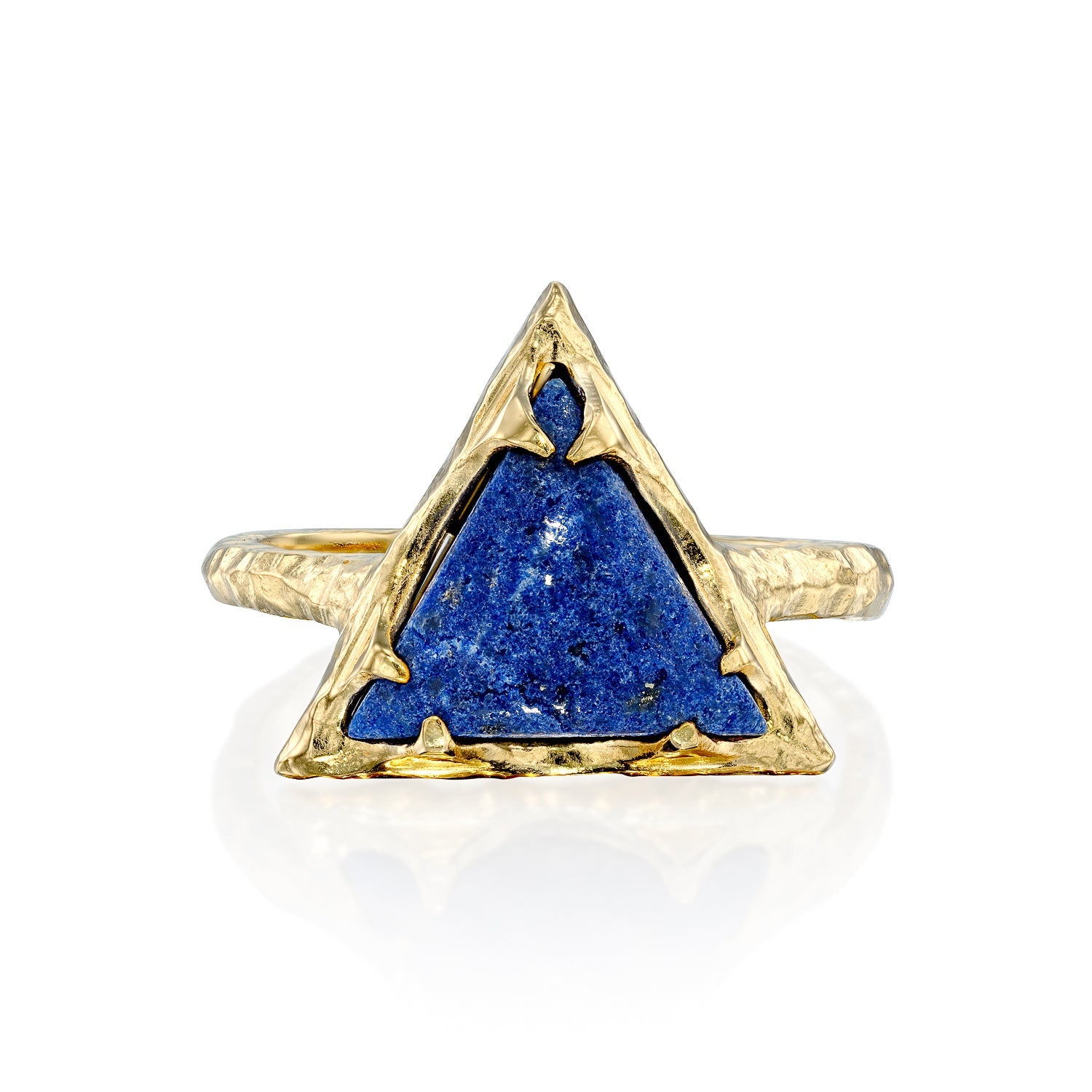 Hecate Triangle Ring - Lapis – IL Danielle Gerber Freedom Jewelry