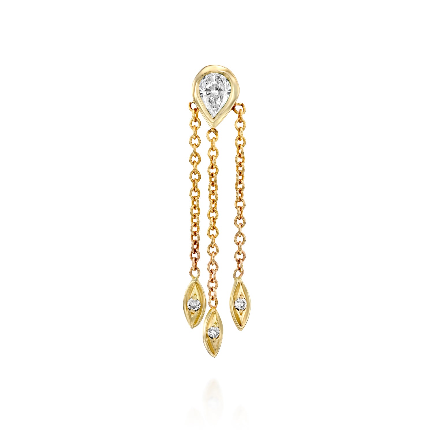 Luna earring - White Topaz – IL Danielle Gerber Freedom Jewelry